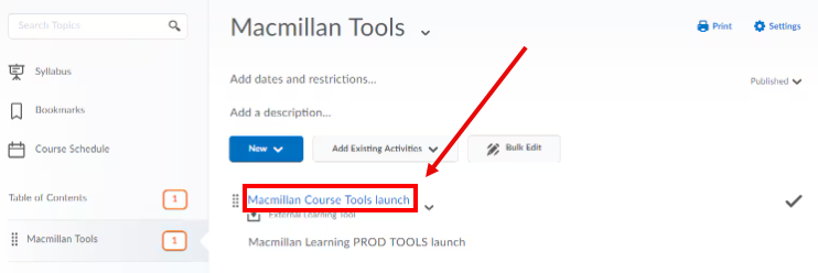 Integrate your Achieve course with D2L/Brightspace using LTI 1.0