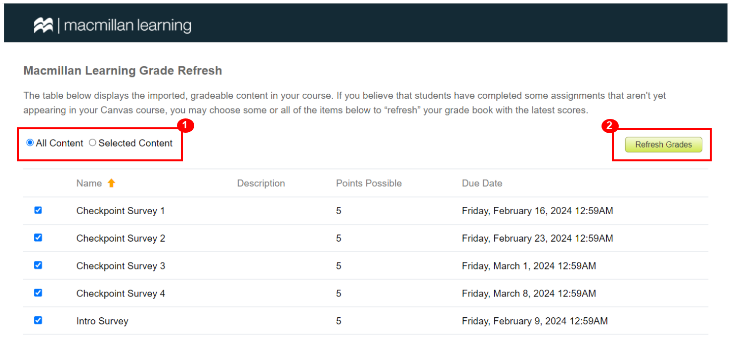 Using Macmillan Course Tools in your Canvas course