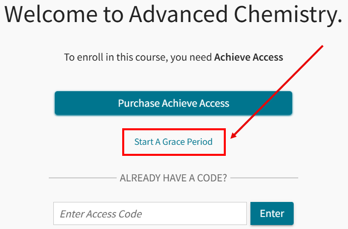 Enroll in an Achieve course