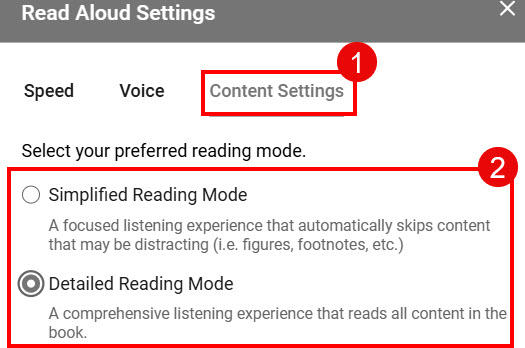 Use the Read Aloud feature in your Achieve e-book