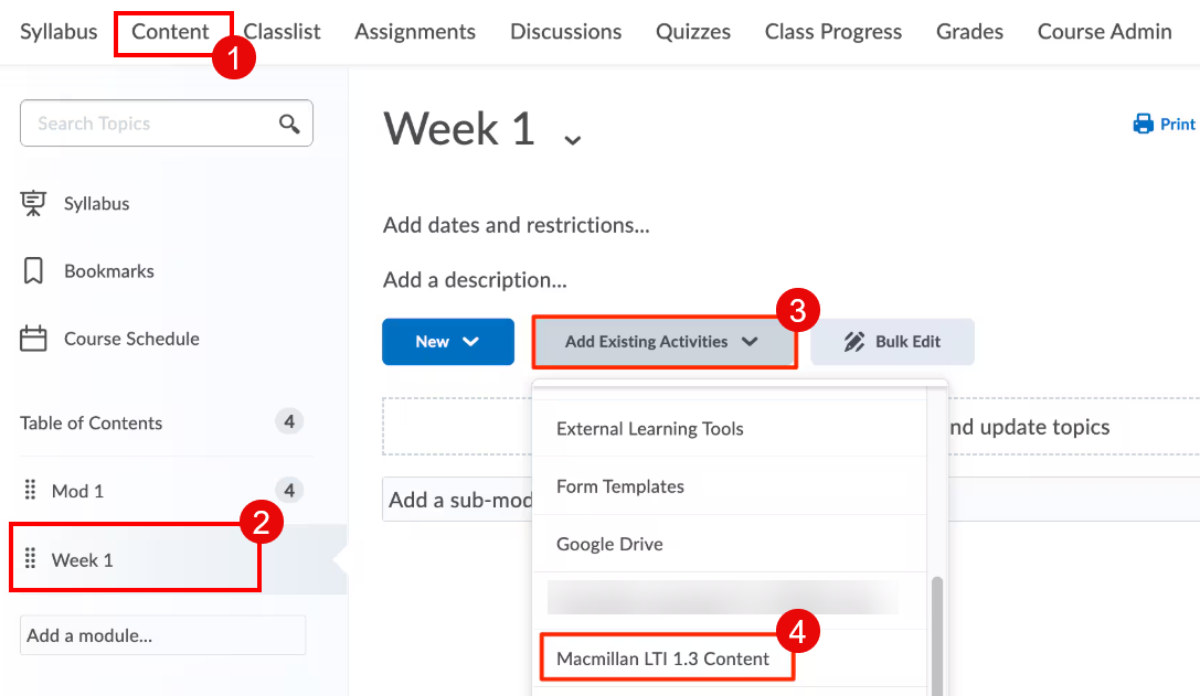 Integrate your Achieve course with D2L/Brightspace using LTI Advantage (LTI 1.3)