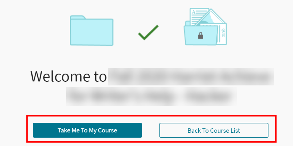 Enroll in a second Achieve course using multi-term or multi-course access