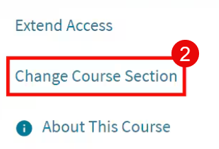 Switch Achieve courses if enrolled in the wrong one