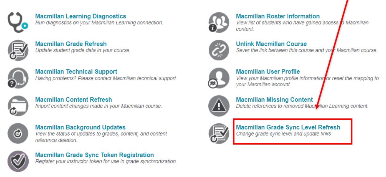Using Macmillan Course Tools in your Canvas course