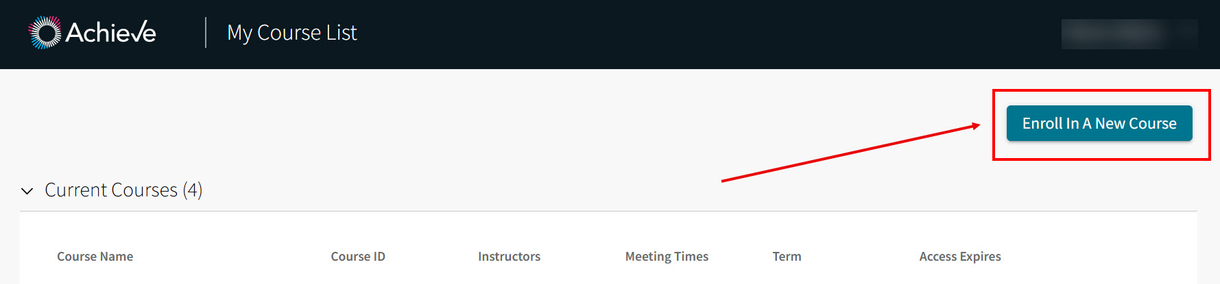 Enroll in an Achieve course