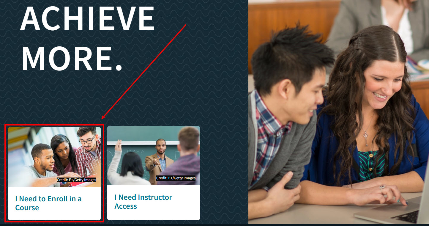 Enroll in an Achieve course